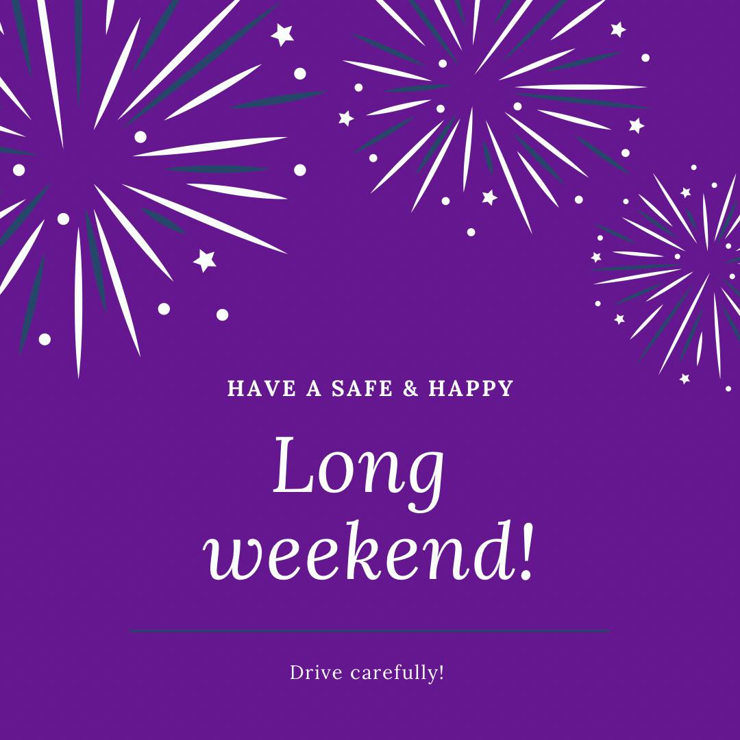 May long weekend | Karen Millar Team